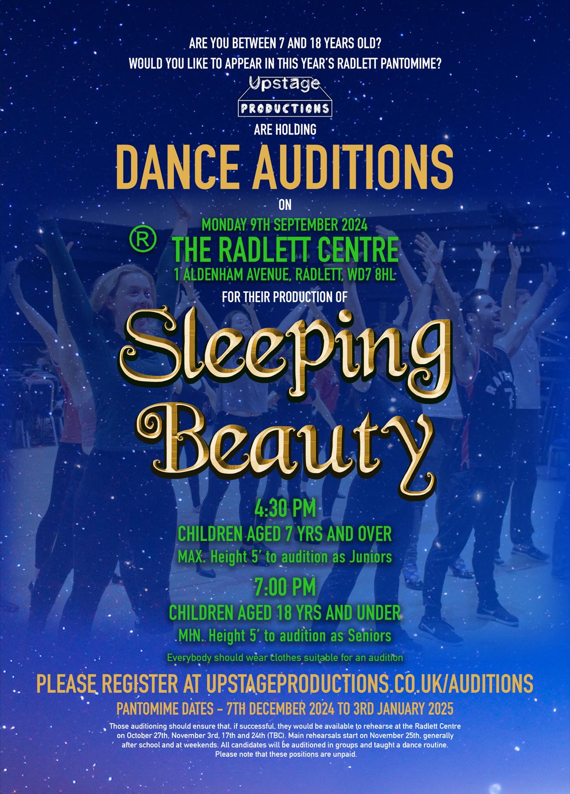 Auditions - Upstage Productions